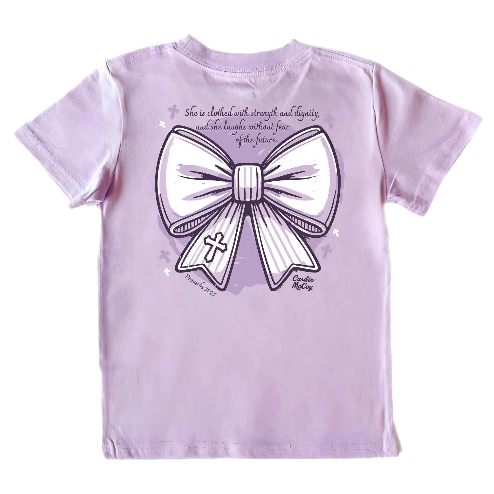 Girls' Strength and Dignity Short-Sleeve Tee – Cardin McCoy