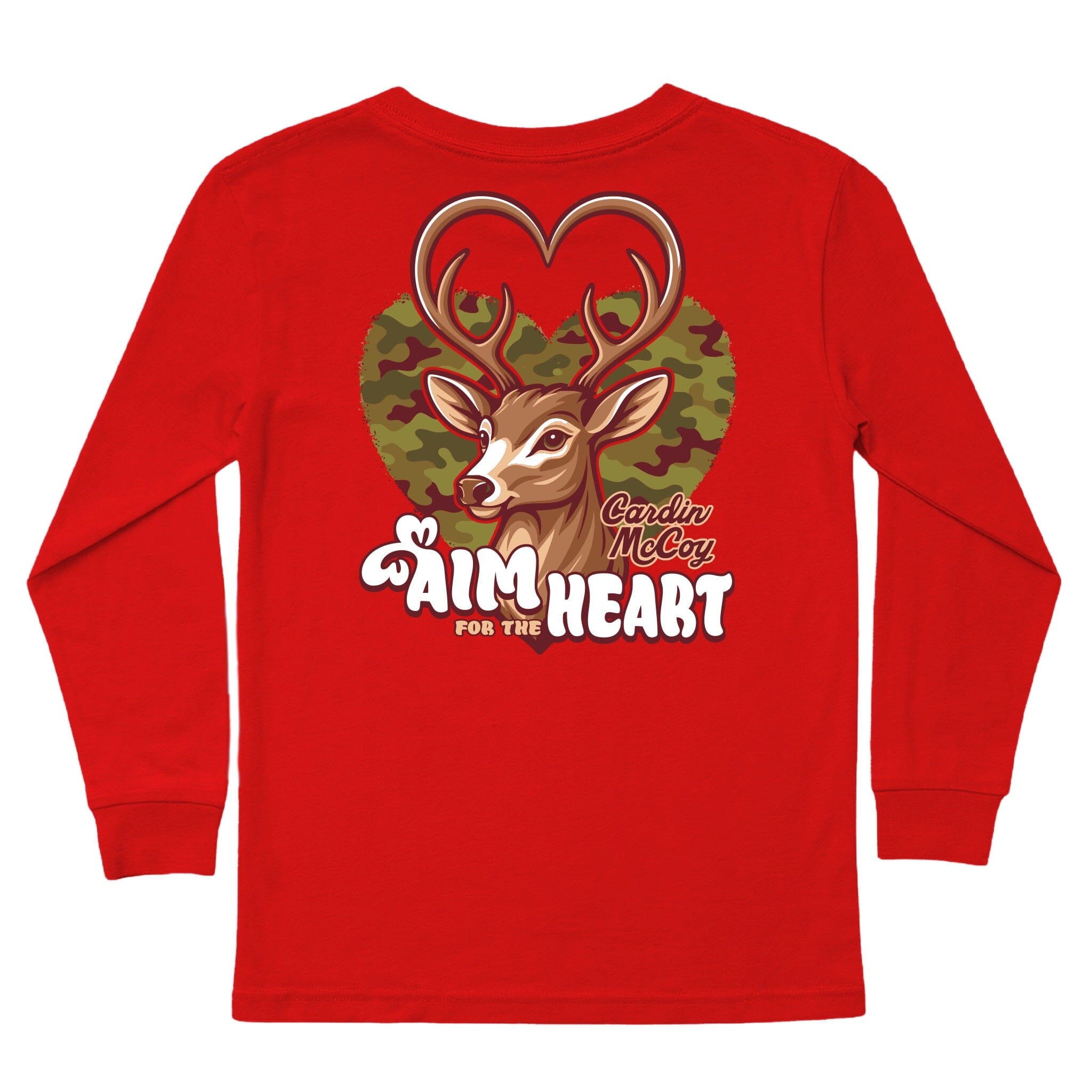 Kids' Aim For The Heart Long-Sleeve Tee – Cardin McCoy