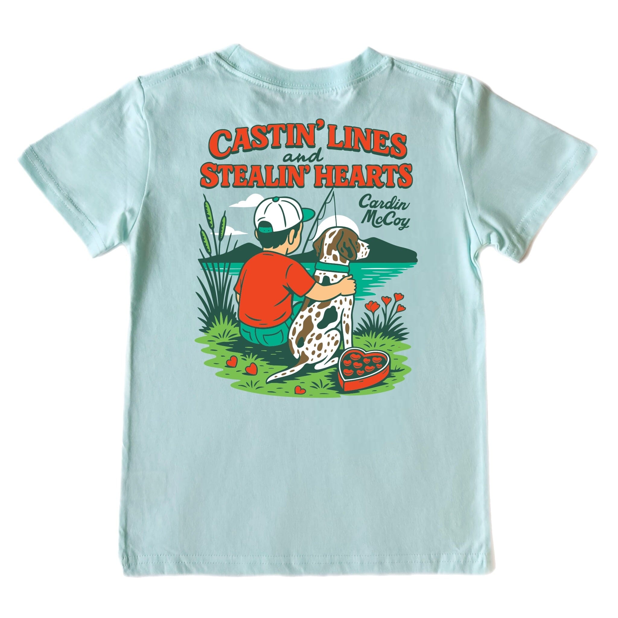 Kids' Castin' Lines & Stealing Hearts Short-Sleeve Tee - 100% Cotton ...