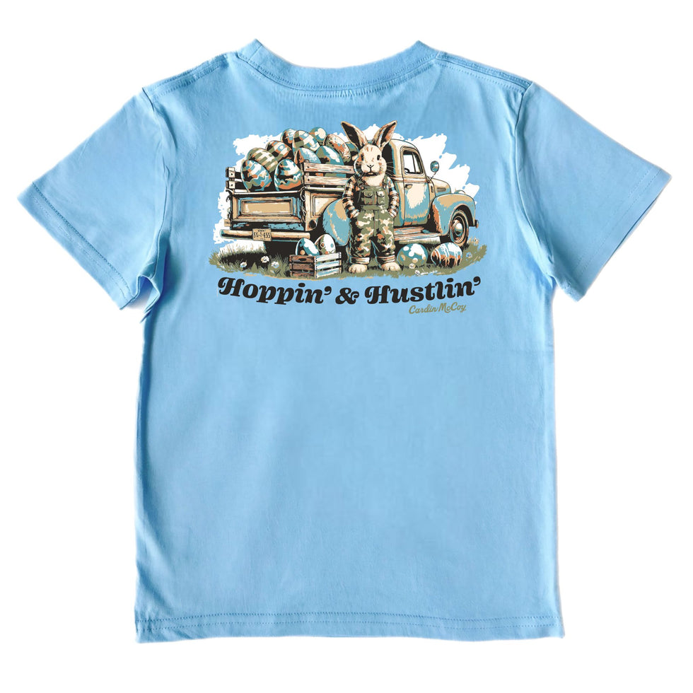 Kids' Hoppin & Hustlin Short-Sleeve Tee – Cardin McCoy